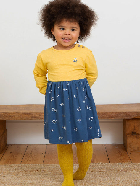 Cable tights sweetcorn | Kite Clothing